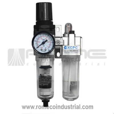 XAC2010-02 Unidad de mantenimiento compacta FRL Puerto de 1/4 (filtro regulador lubricador ...