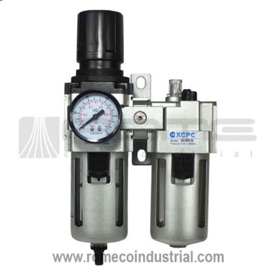 XAC3010-03 Unidad de mantenimiento compacta FRL Puerto de 3/8 (filtro regulador lubricador)