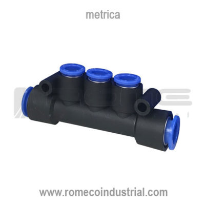 XKPG Conexion neumatica UNION MANIFOLD manguera metrica (mm) - Rome Co ...